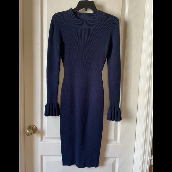 Milly | Dresses | Milly Navy Blue Long Dress | Poshmark